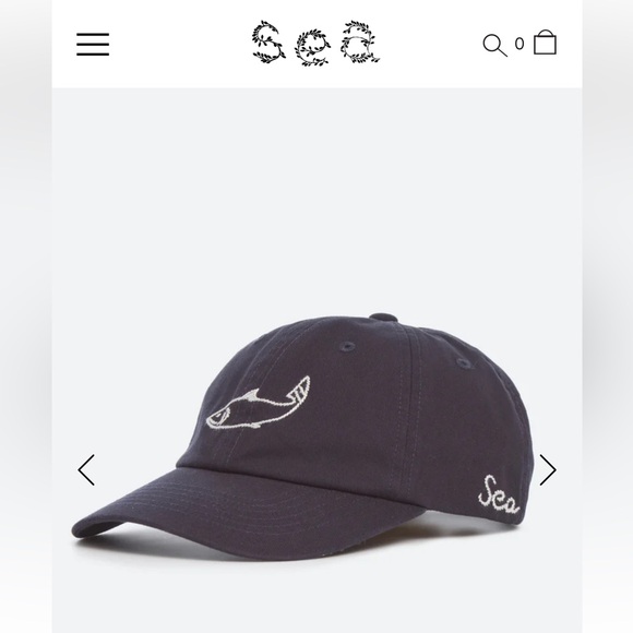 Sea | Accessories | Sea Demi Cap Navy Blue Embroidered Cap | Poshmark